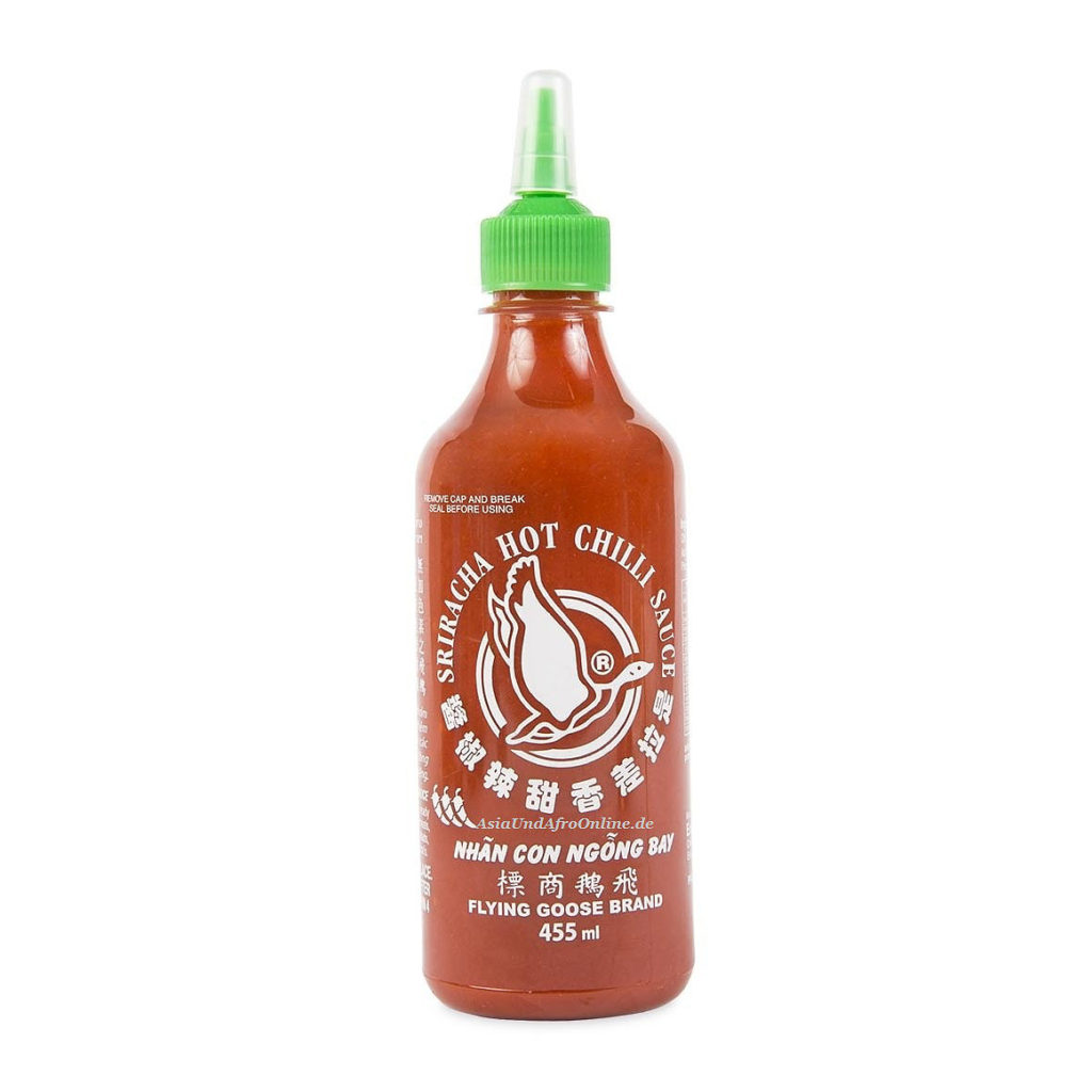Sriracha Chili Sauce,scharf,Grüner Deckel,FG-455ml (art.nr.50517 ...